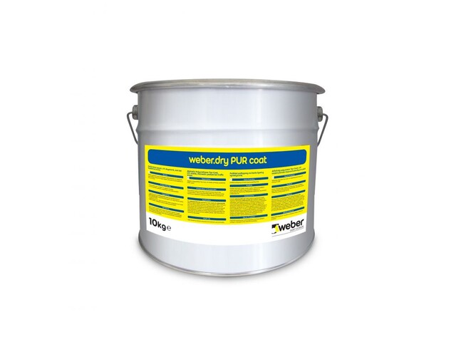 weber. dry PUR coat : Гідроізоляція поліуританова > Гідроізоляційні ...
