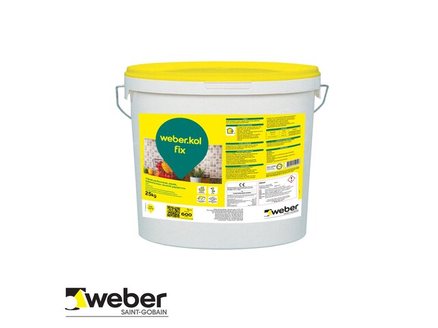 weber.kol fix : Клеї для плитки полімерні > Клеї для плитки та фуги ...